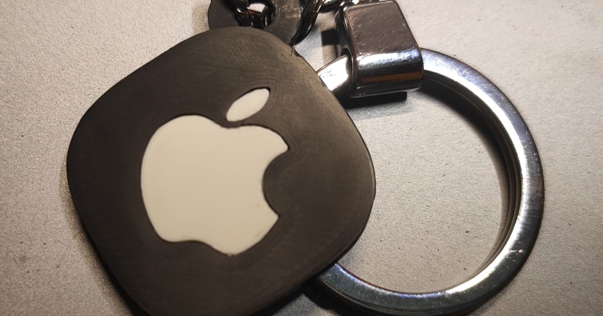 Apple keychain by Samuel | Download free STL model | Printables.com
