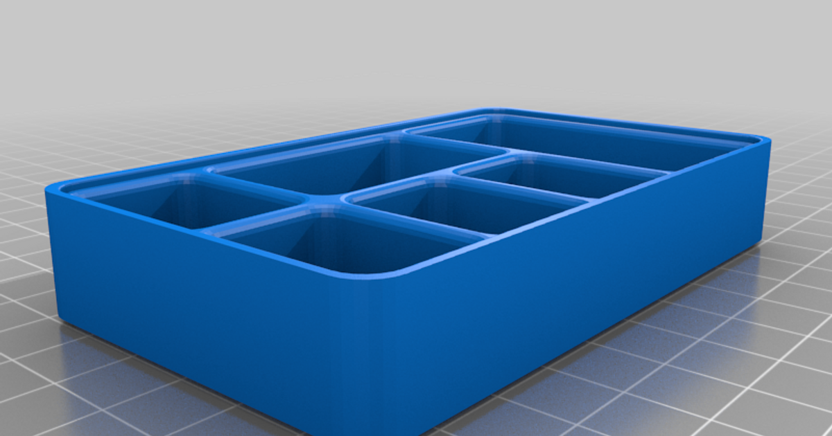 Stackable workshop boxes for small items by mak77 | Download free STL ...