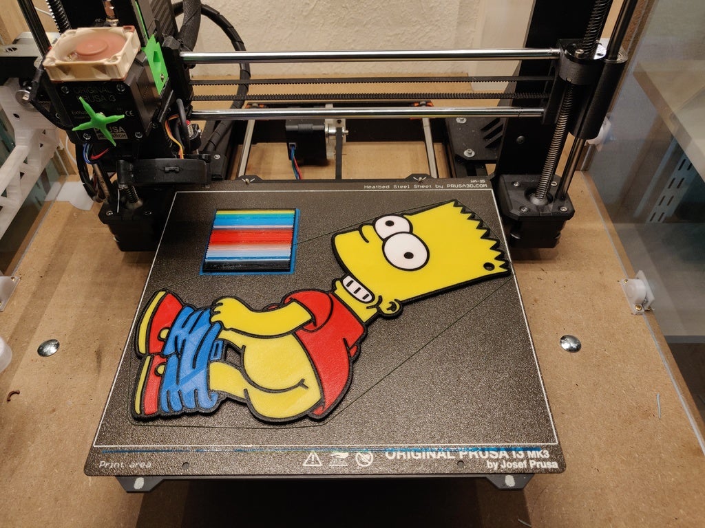 Bart Simpson Mooning by Peter Larsen | Download free STL model ...