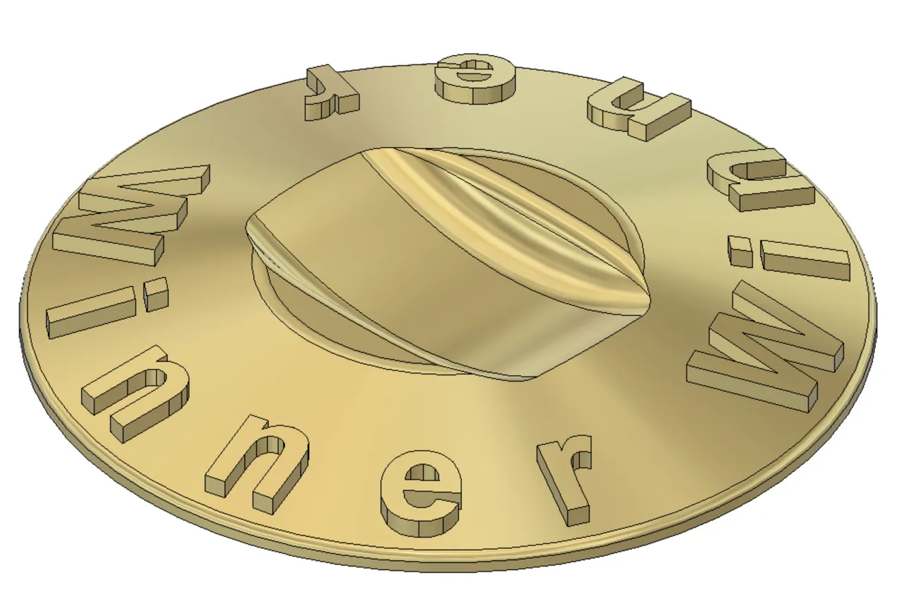 Winner trophy / Token by FEW | Download free STL model | Printables.com