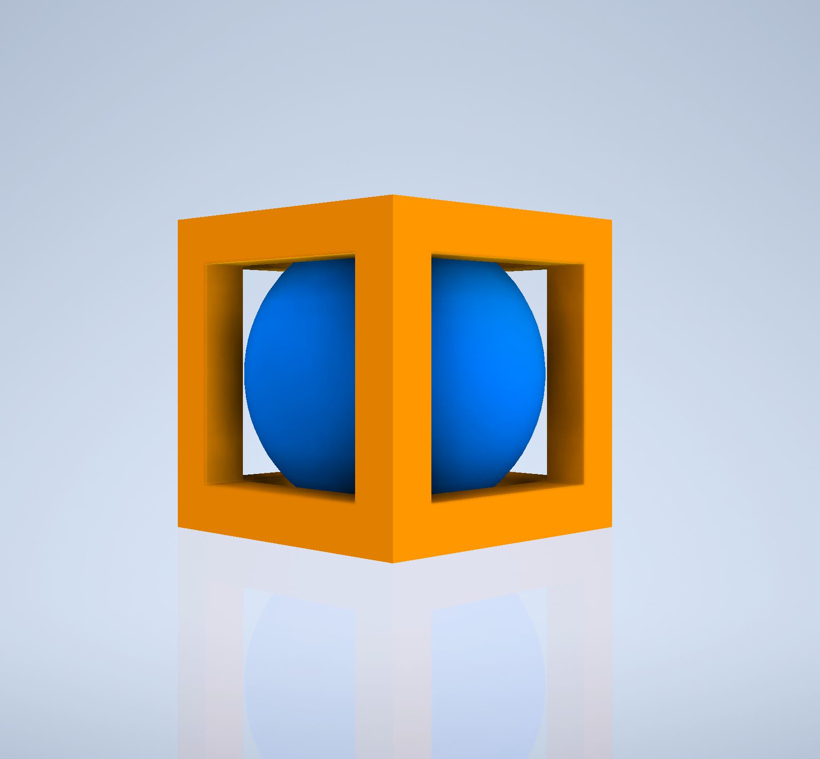 Ball in cube by Boogie | Download free STL model | Printables.com