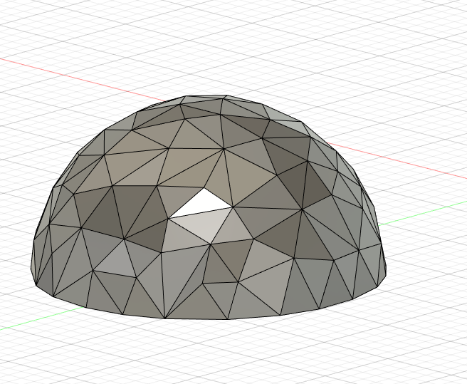 Low Polygon semisphere by Prusalicinator | Download free STL model ...