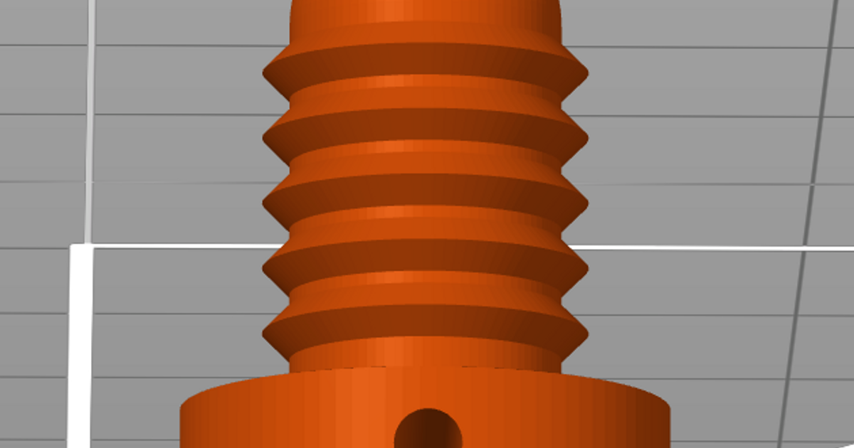 parametric hose plug by bzed | Download free STL model | Printables.com