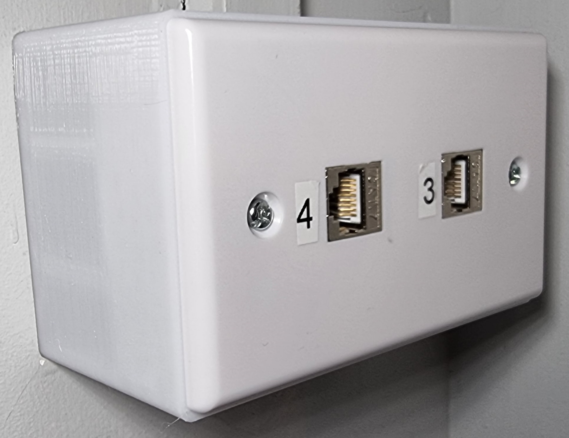 55mm deep wall box for network / electrical von Kole | Kostenloses STL ...