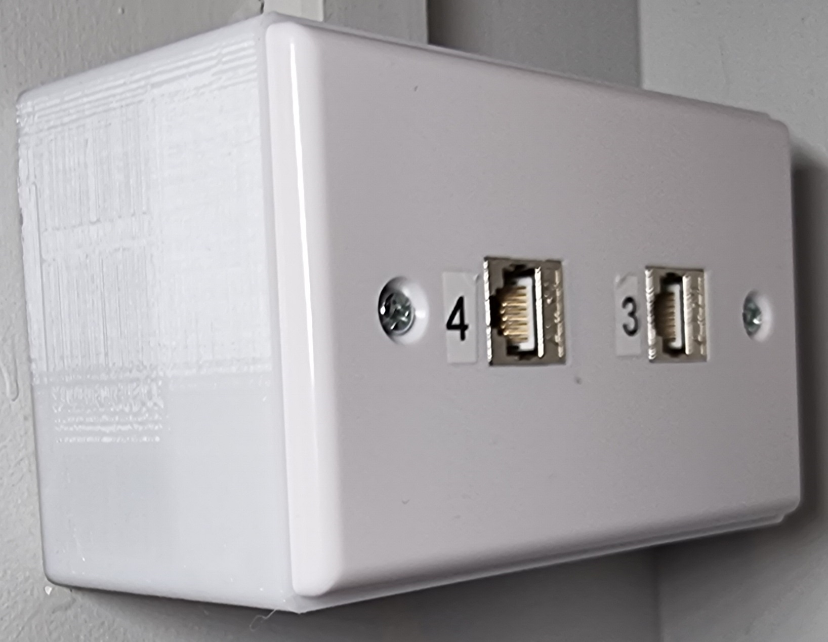 55mm deep wall box for network / electrical von Kole | Kostenloses STL ...