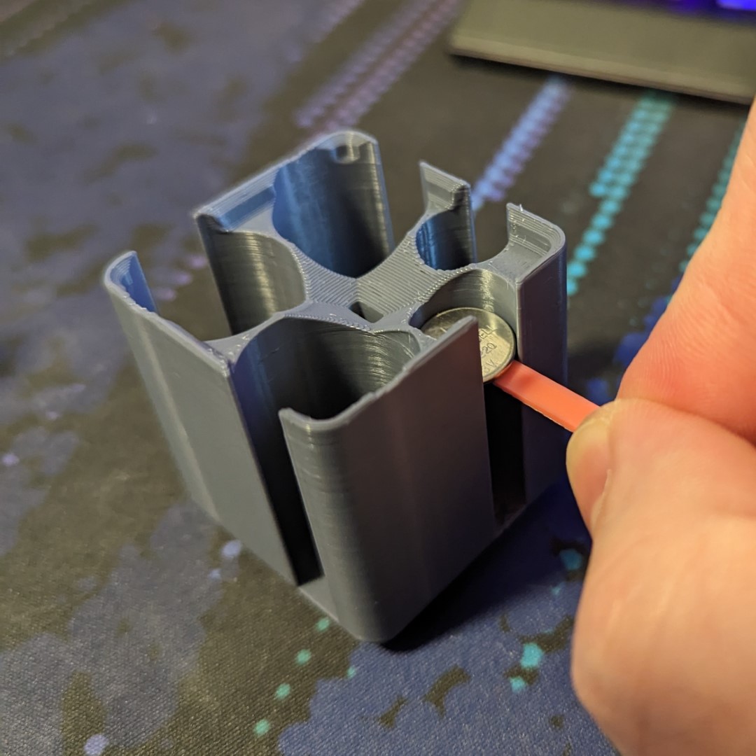 Gridfinity Button (Coin) Cell Battery Storage by Dalkain | Download ...