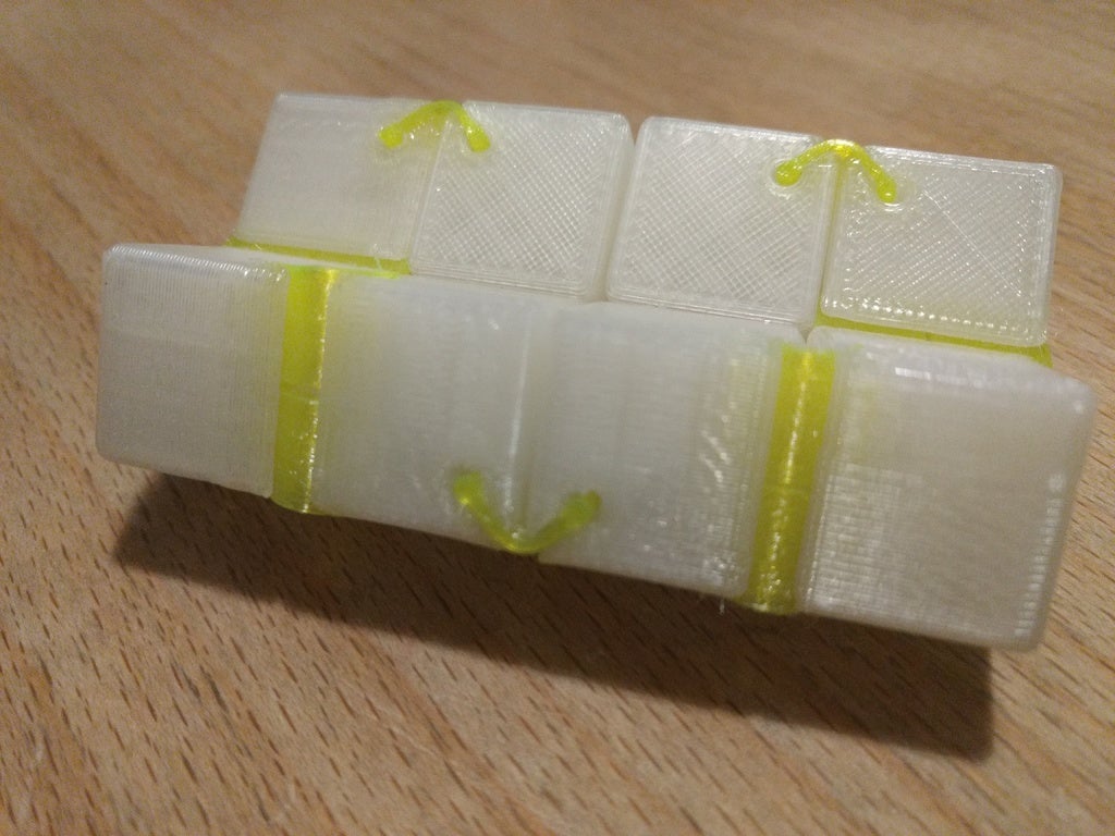 fidget cube with flexible hinges by schuetzi99 | Download free STL ...