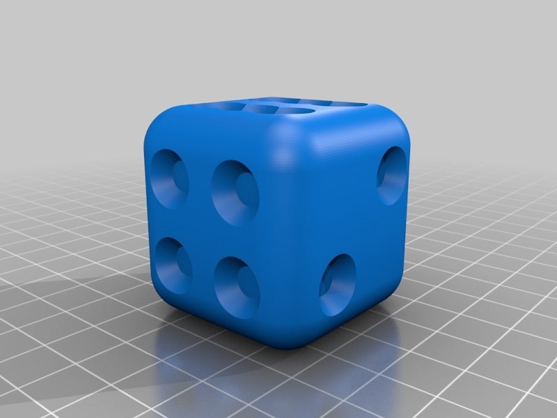 parametric dice with googly eyes by schuetzi99 | Download free STL ...