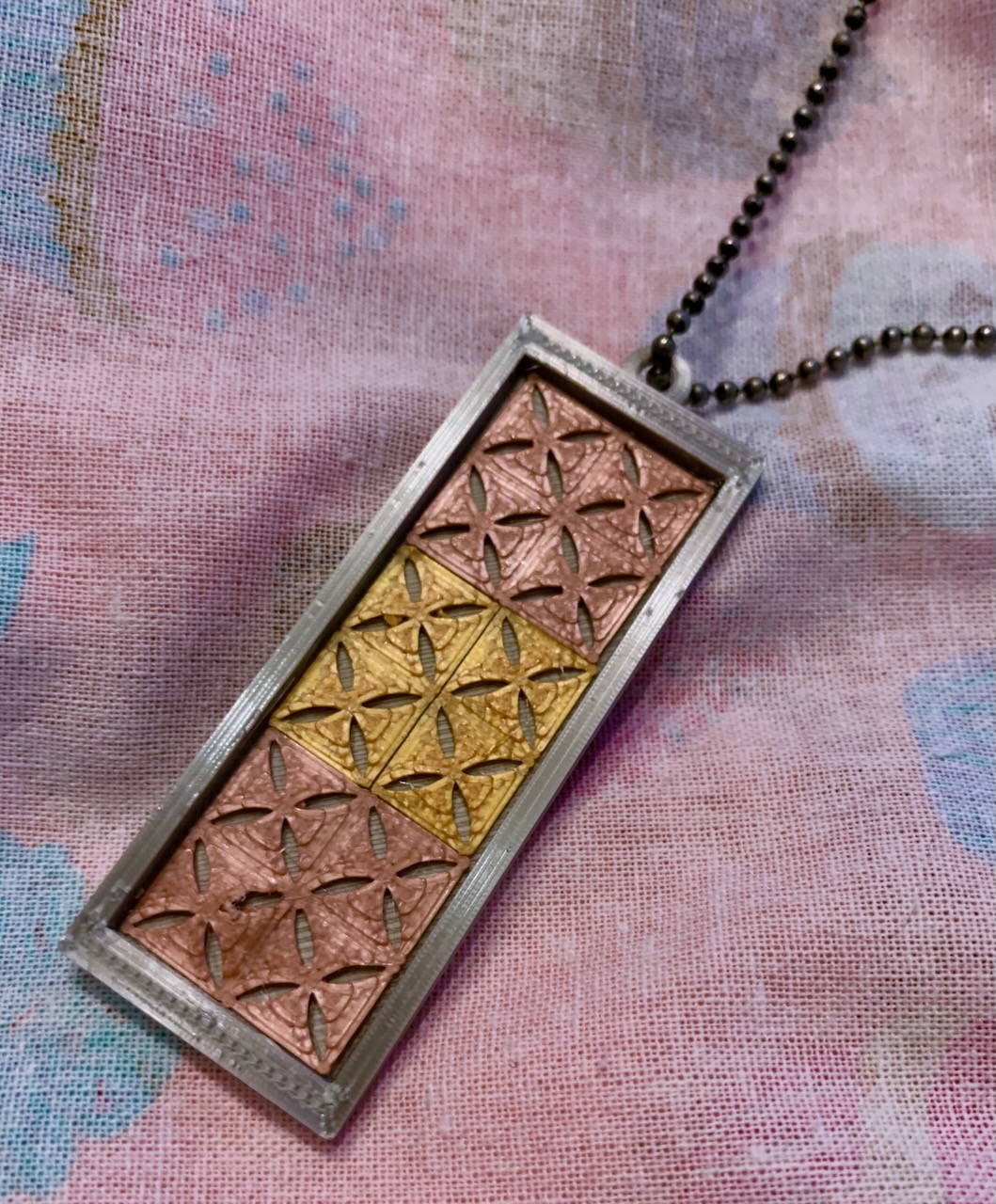 Breeze Block Pattern Pendant by litlnemo | Download free STL model ...