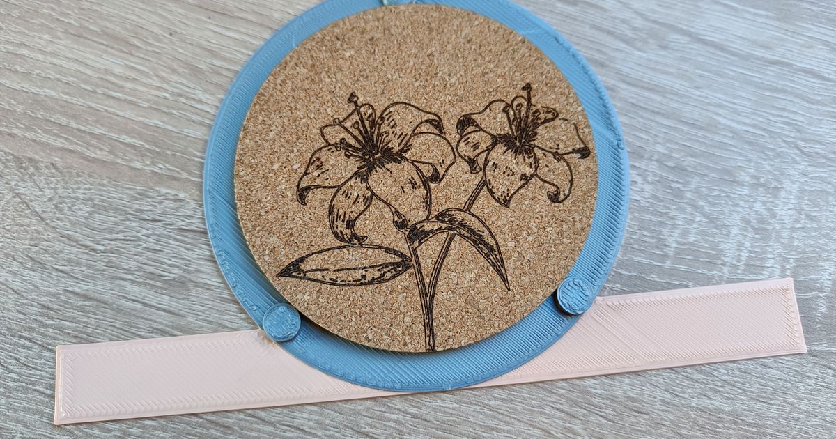 Coaster engraving jig Multiple sizes by BZwaene | Download free STL ... Coaster engraving jig Multiple sizes by BZwaene | Download free STL ...