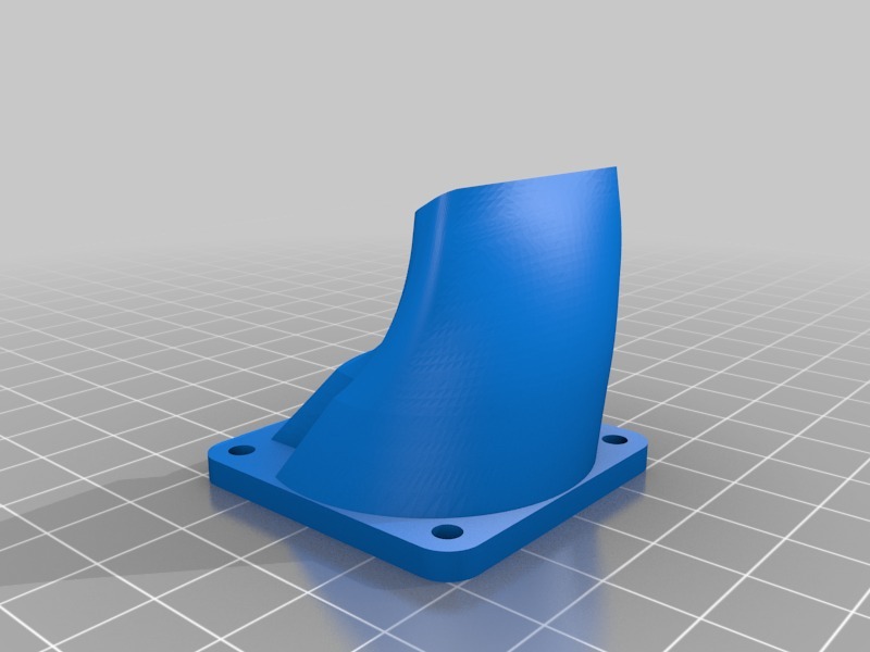 Printrbot Simple 1405 Fan Shroud for E3D v6 Hotend by ItsJustMidnight ...