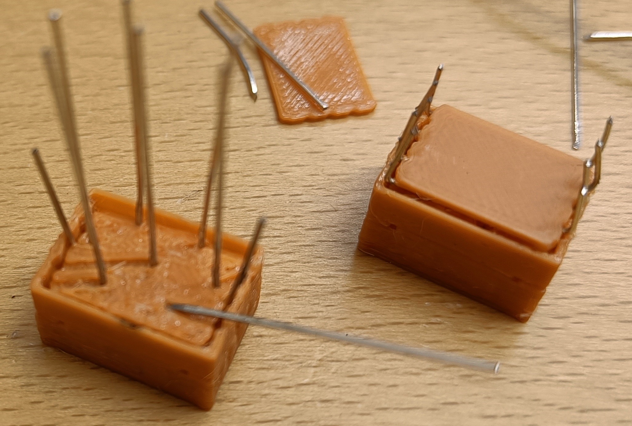 7-segment 3D-printed display for 3mm leds in Openscad by Sveinar ...