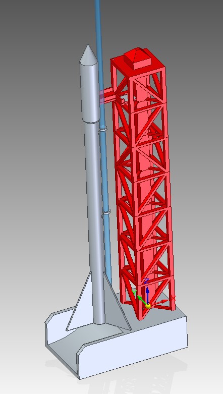 Rocket launchpad by Petronius | Download free STL model | Printables.com