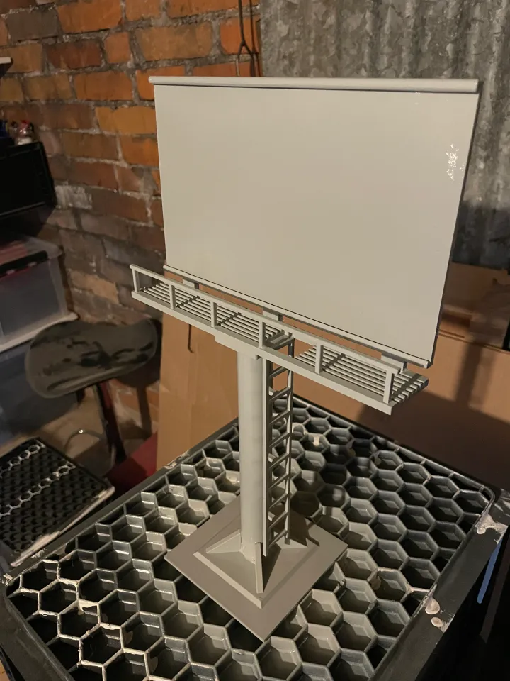 Roadside Billboard by samsve | Download free STL model | Printables.com