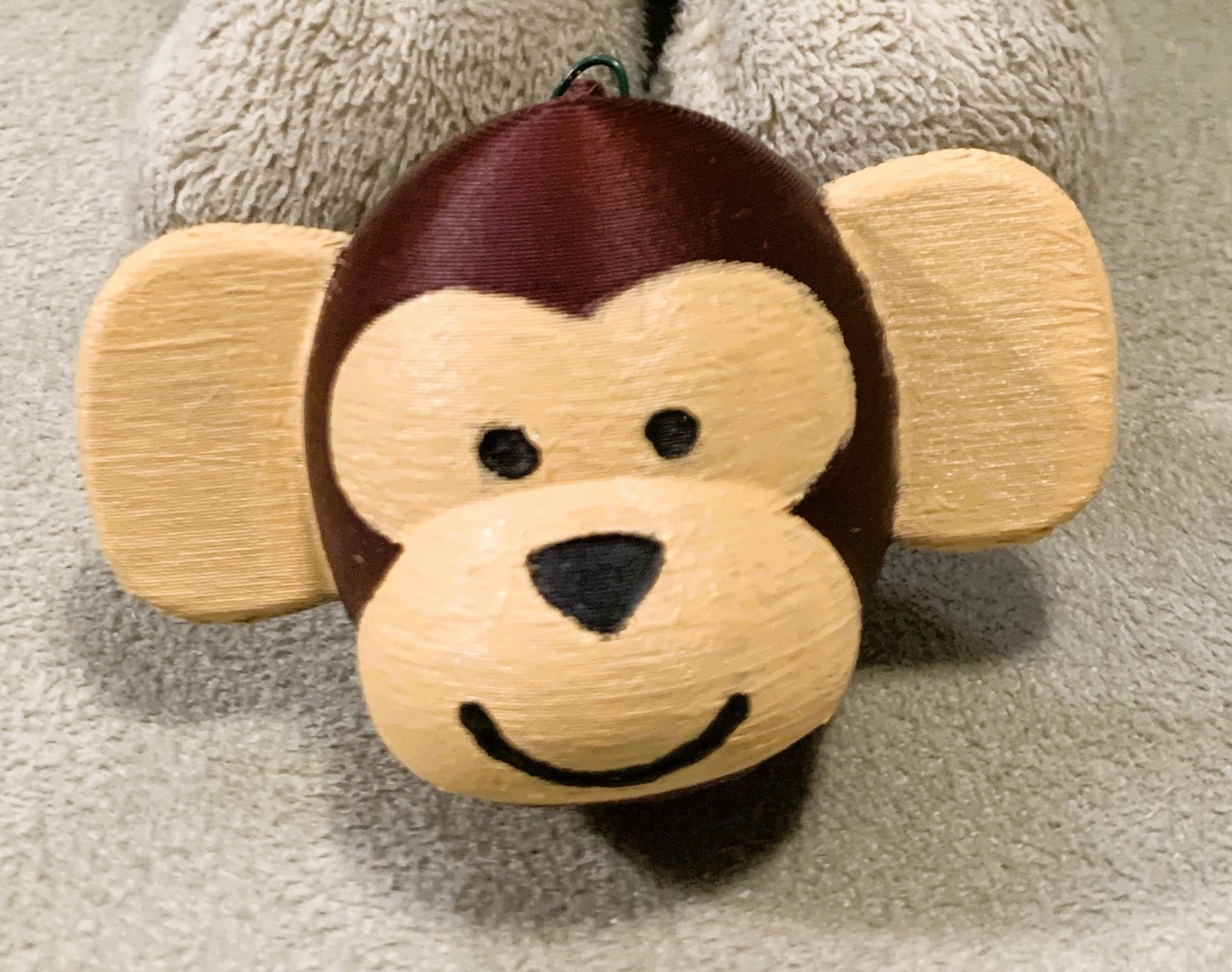 Monkey Head Ornament by Misspixistix | Download free STL model ...