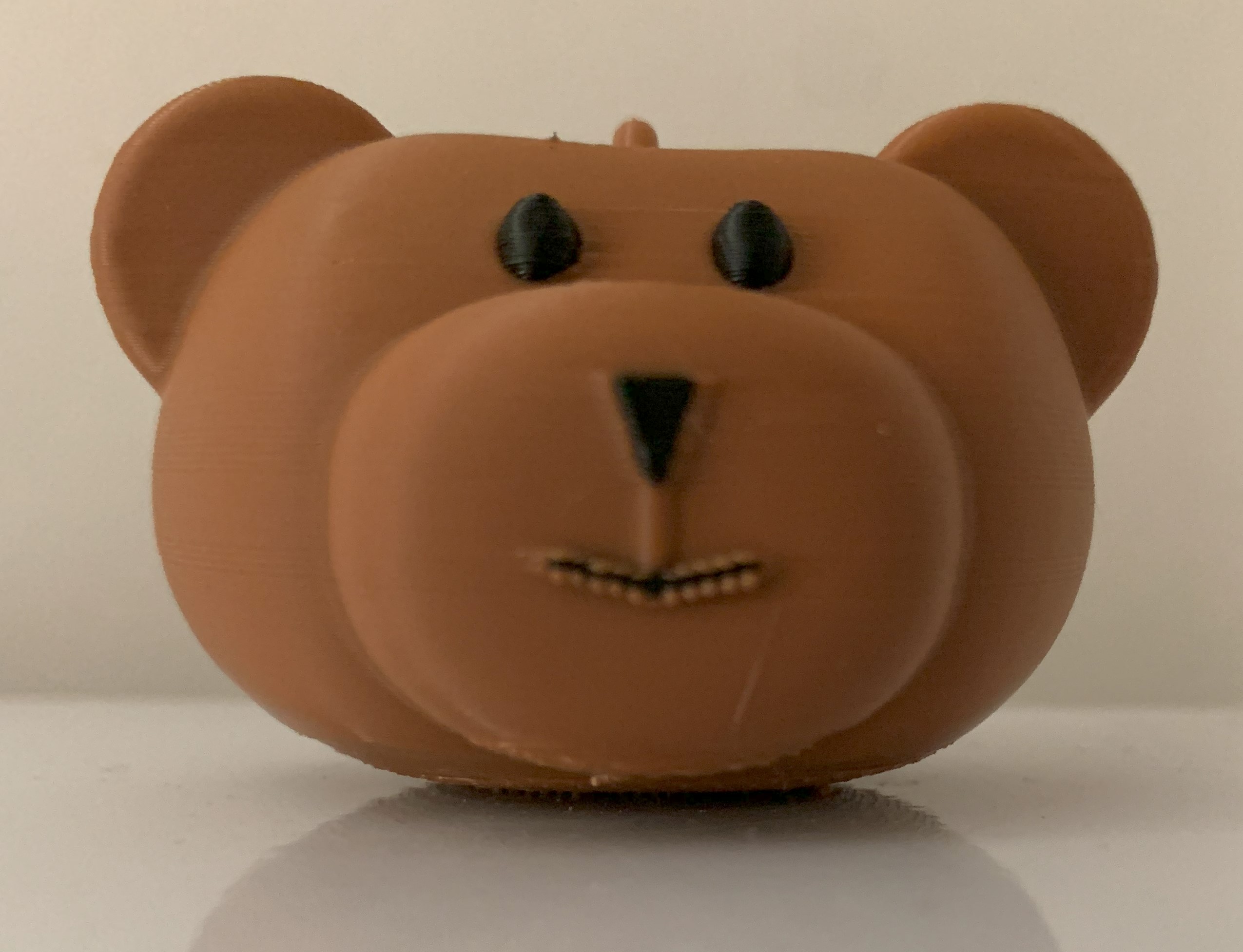 Teddybear Head Ornament by Misspixistix | Download free STL model | Printables.com