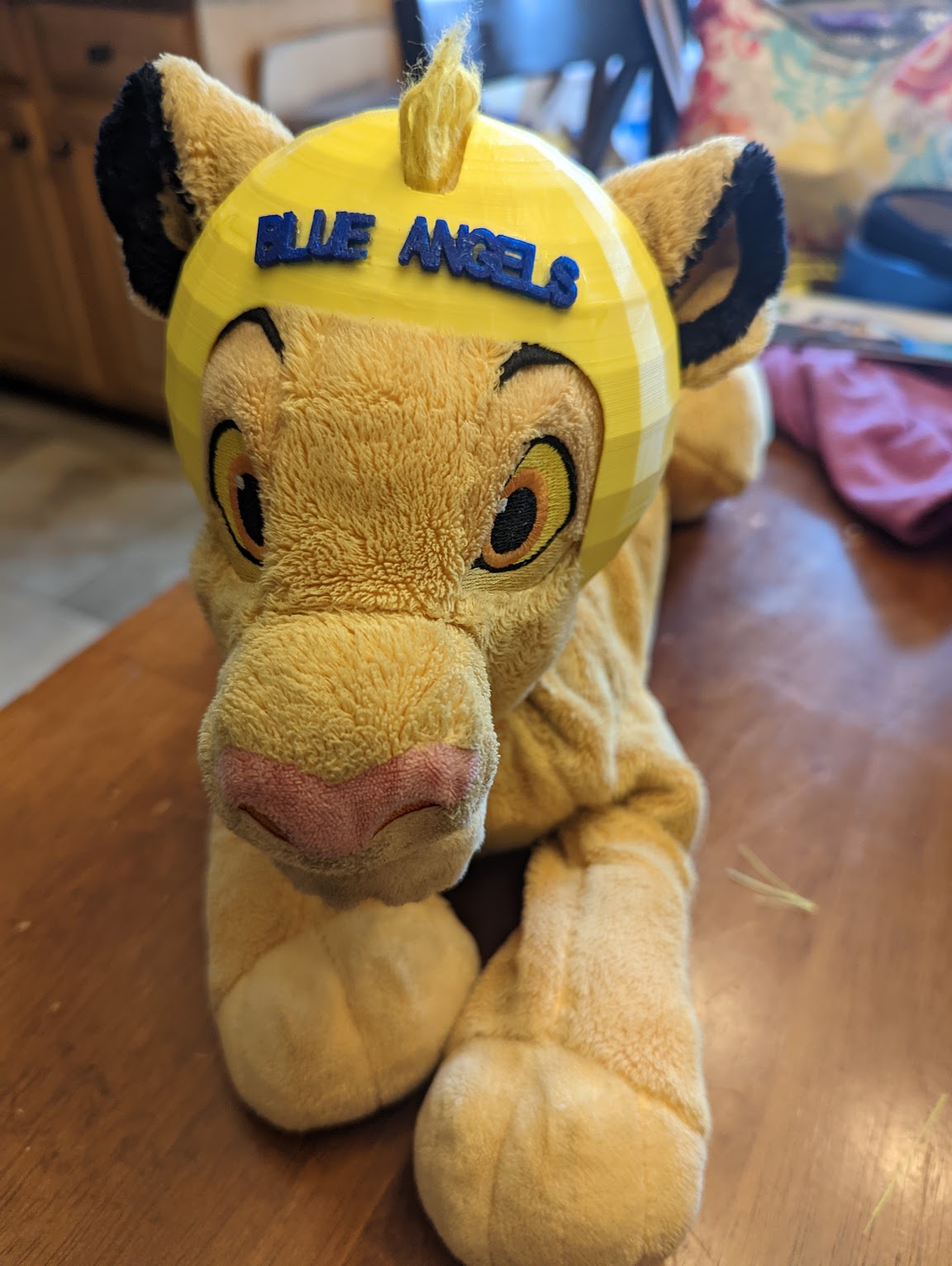 Blue Angels Simba Helmet von wam3d | Kostenloses STL-Modell ...