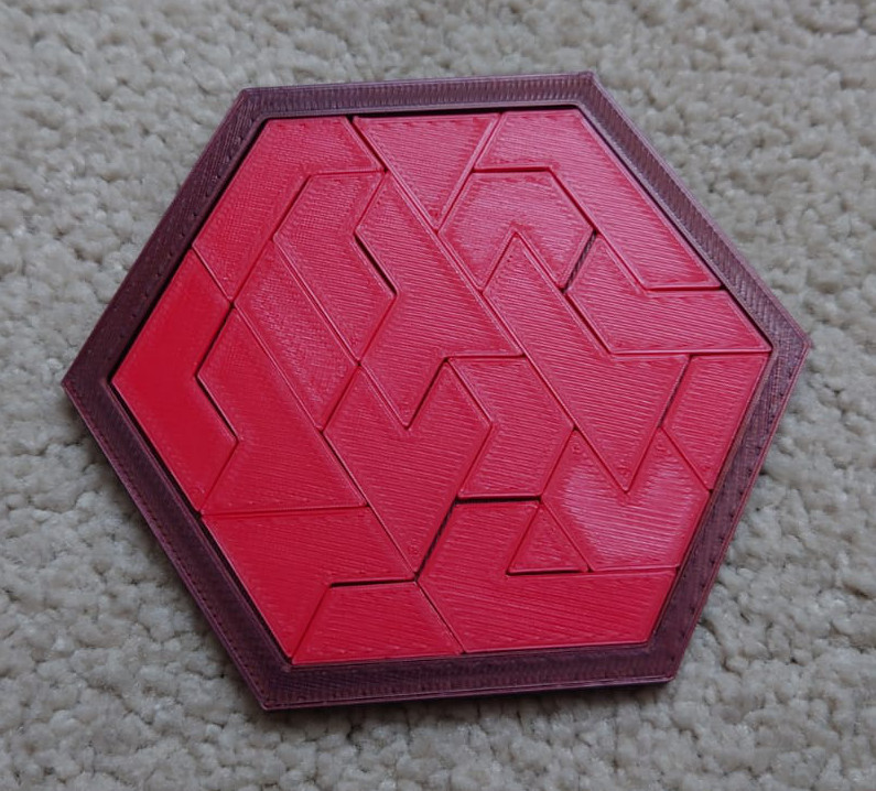 Fiendish Hex Puzzle by daGill | Download free STL model | Printables.com