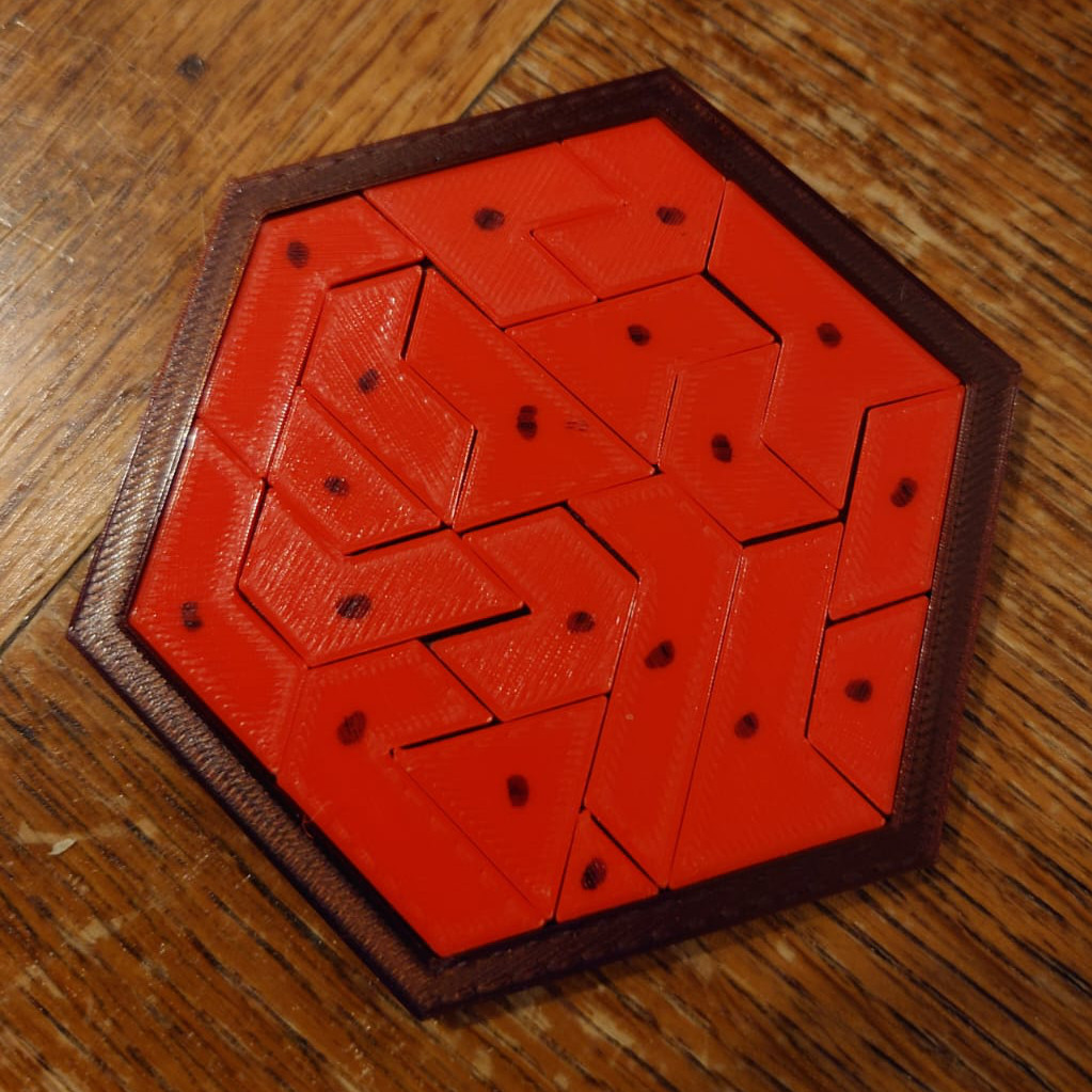 Fiendish Hex Puzzle by daGill | Download free STL model | Printables.com