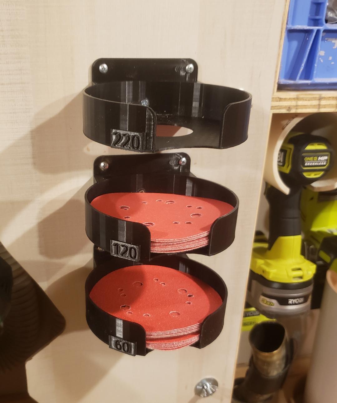 Sanding Disk Holder by Jellert1 | Download free STL model | Printables.com