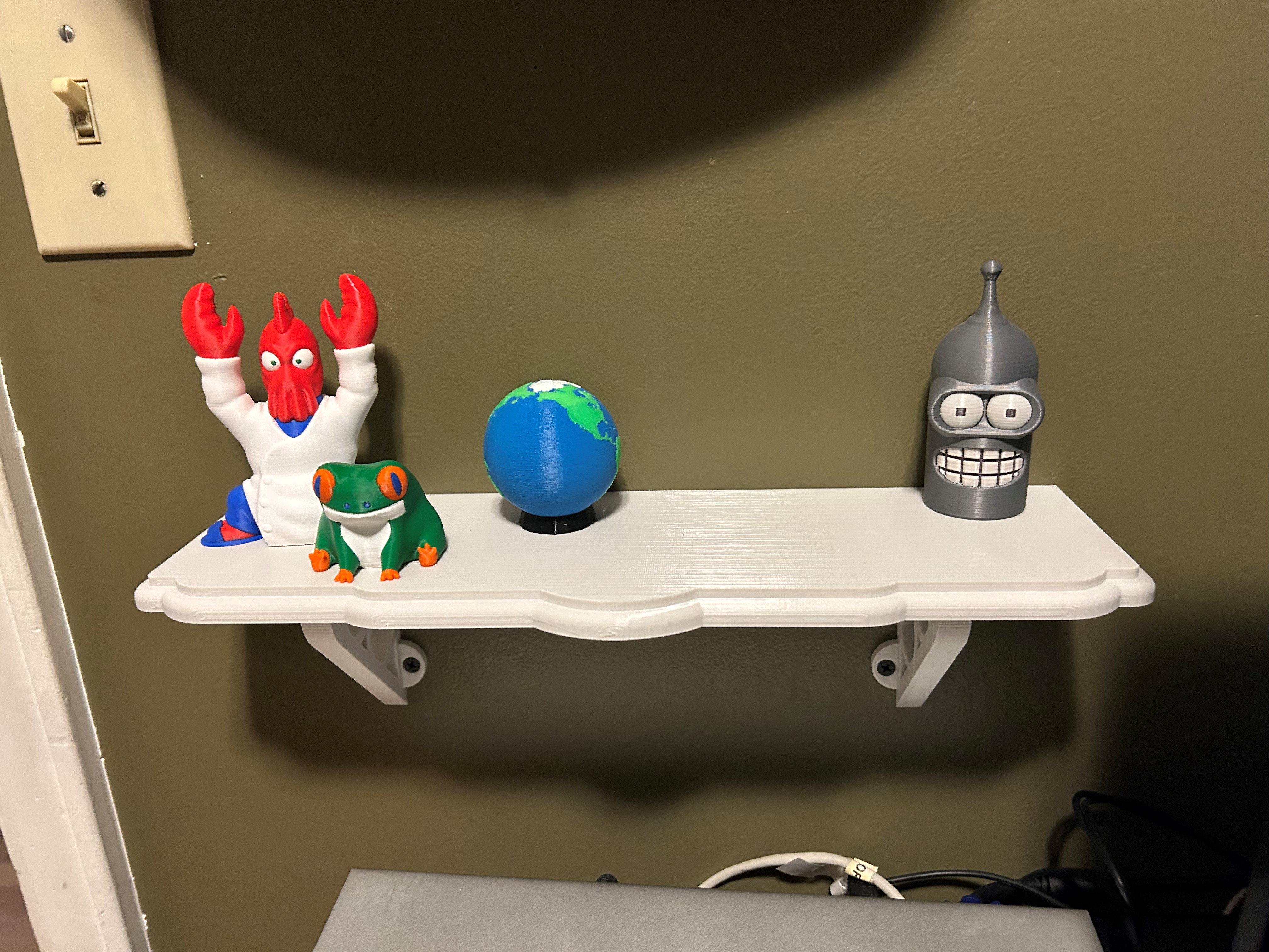 3D Printed Shelf To Hold Your 3D Prints! by Chris Riley | Download free ...