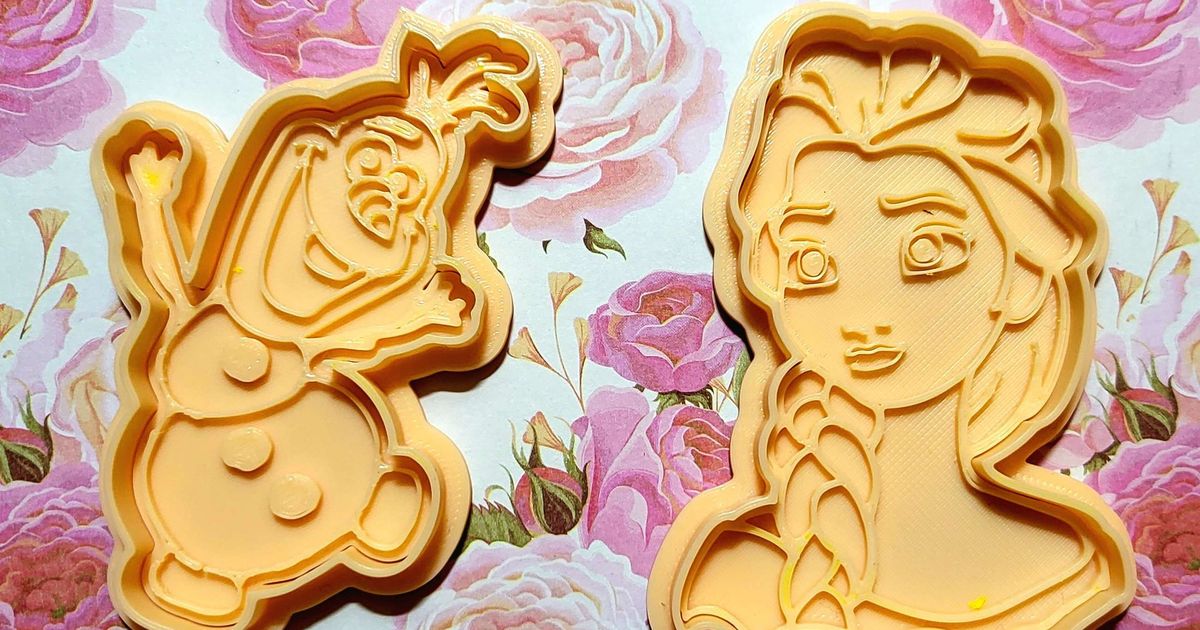 Frozen cookie cutters by korniton | Download free STL model ...