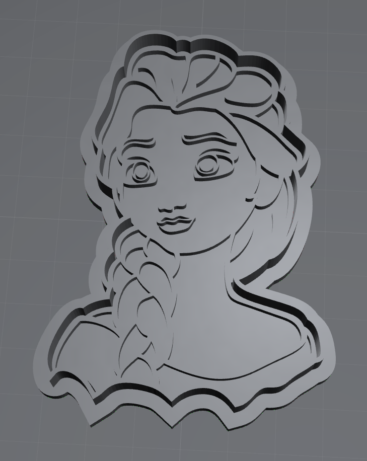 Frozen cookie cutters by korniton | Download free STL model ...