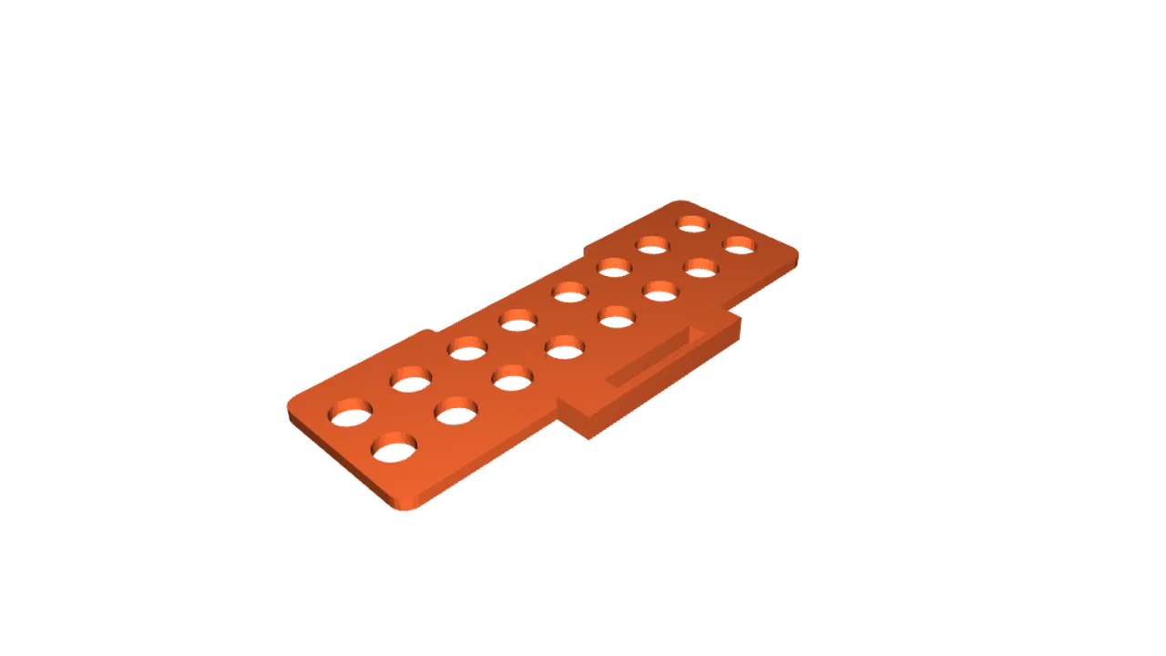 16 Frag Rack with slot for magnets by denimchicken | Download free STL ...