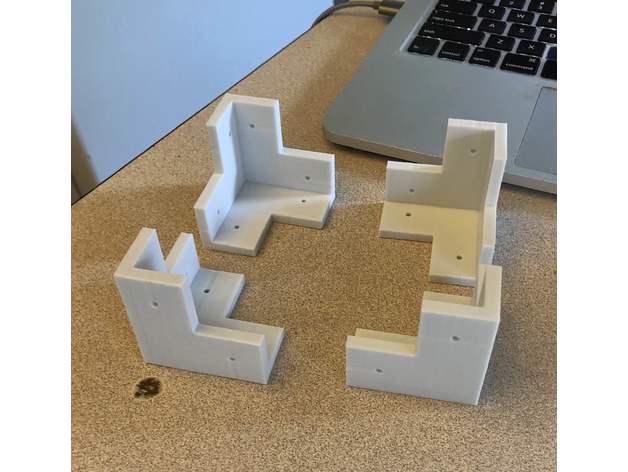 Acrylic Corner Bracket by avipeltz | Download free STL model ...