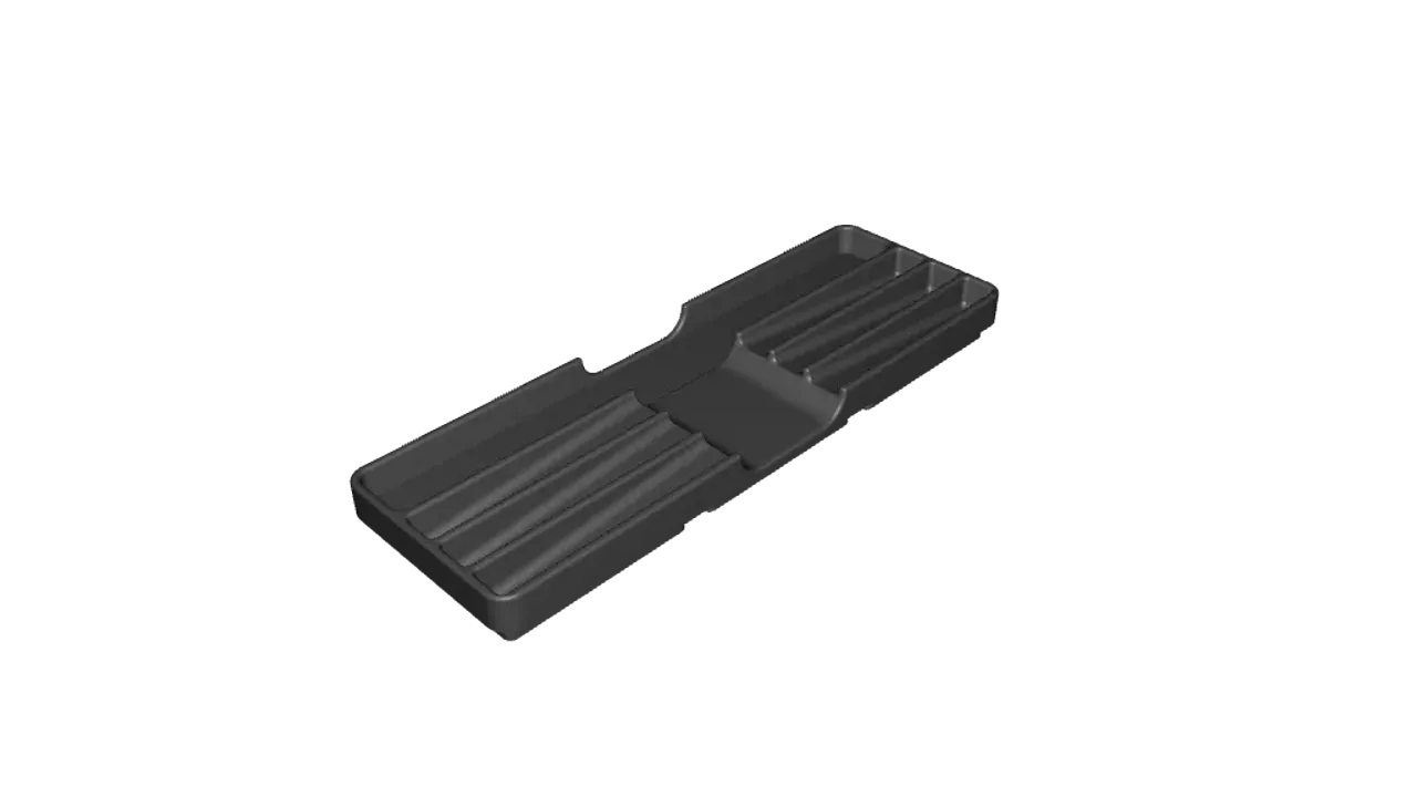 Gridfinity .25" Endmill Tray by Fidgetthings | Download free STL model ...