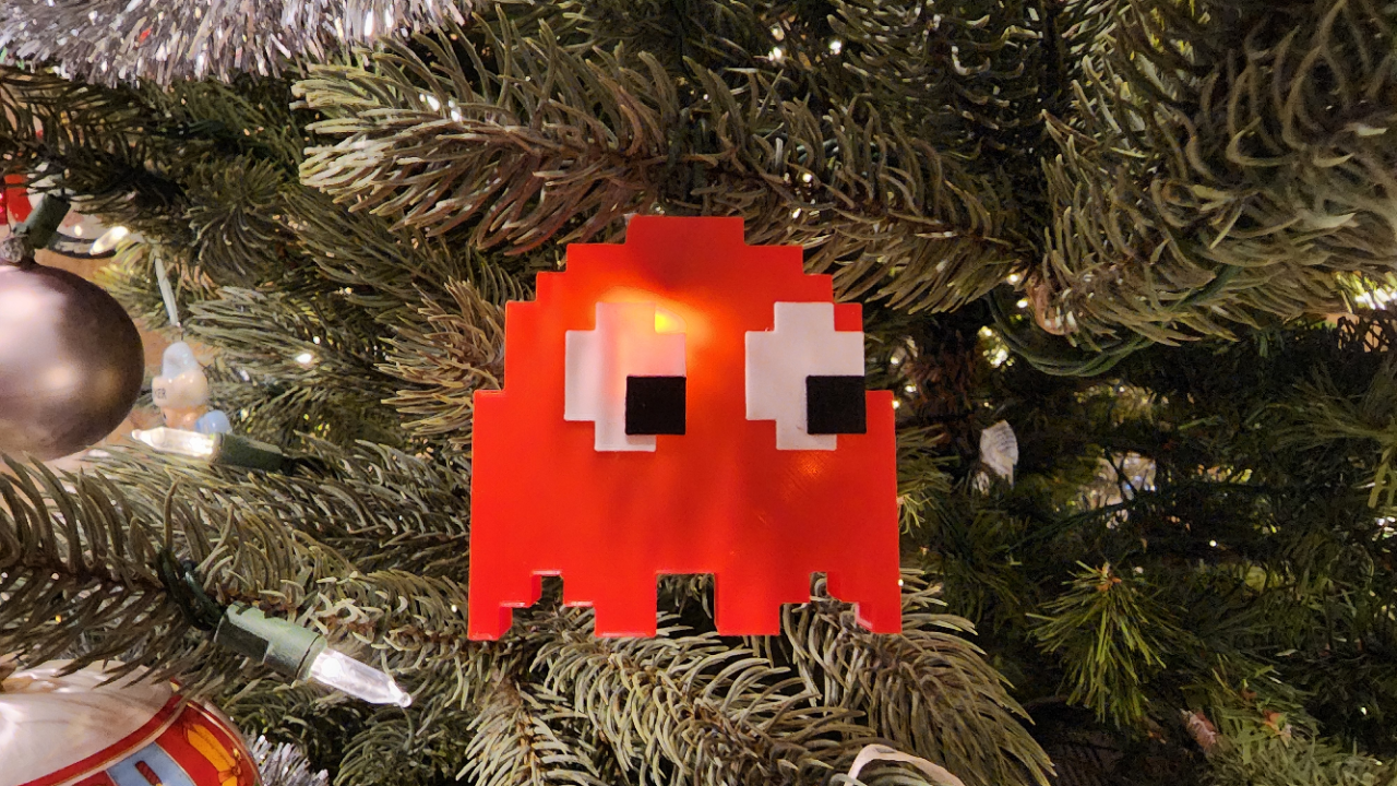 Pac-Man Ghost Ornament by Printin'Monkey | Download free STL model ...