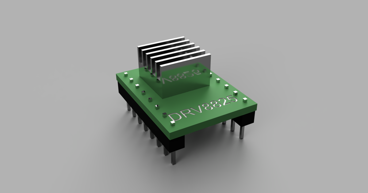 DRV8825 Stepper Motor Driver Module with Heat Sink by SireInsectus ...