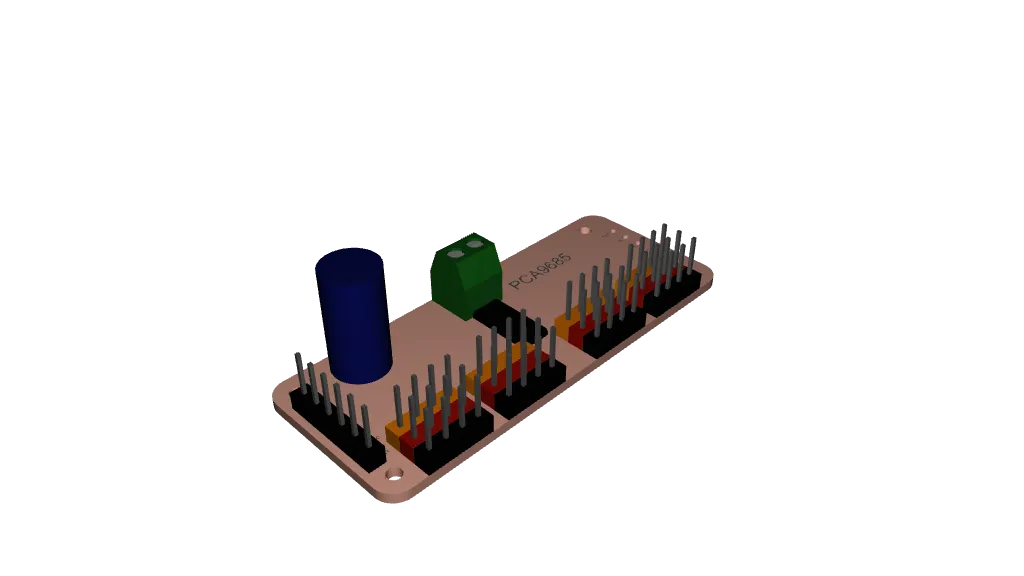 PCA9685 16 Channel PWM Servo Motor Drive IIC Interface Module 12-Bit by ...