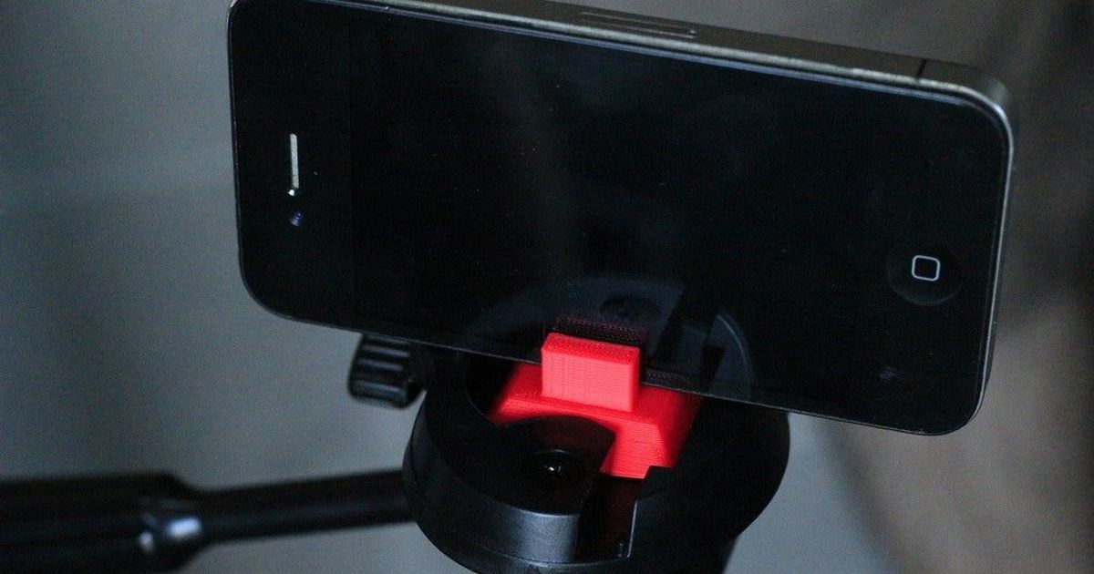 Iphone To Tripod Quick Release Adapter By Ddrboxman Download Free Stl