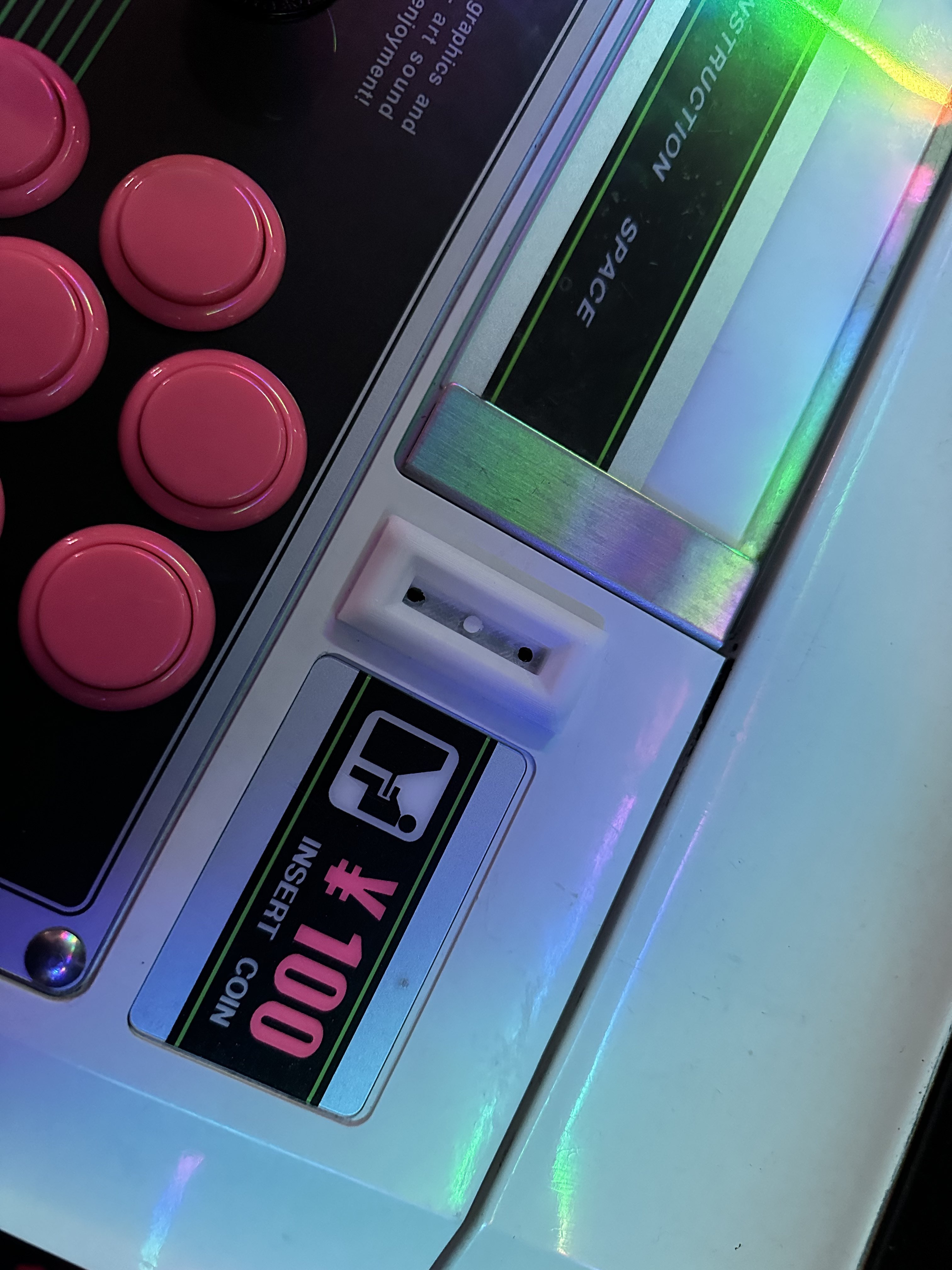 Coin Slot Button Cover for Candy Cabinet Button PCB from RetroRGB by ...