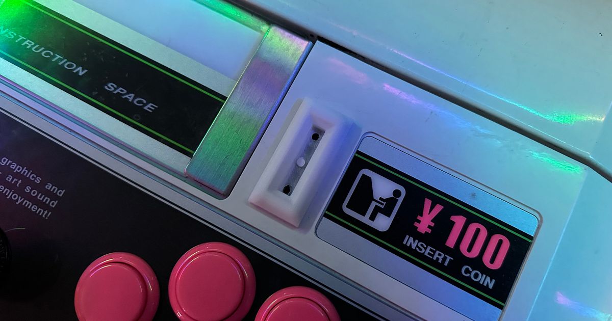 Coin Slot Button Cover for Candy Cabinet Button PCB from RetroRGB by ...