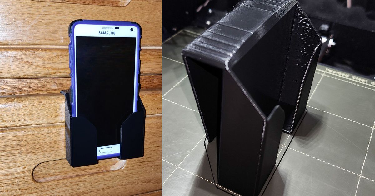 Phone Holder for Drawers by Triple G Workshop | Download free STL model ...