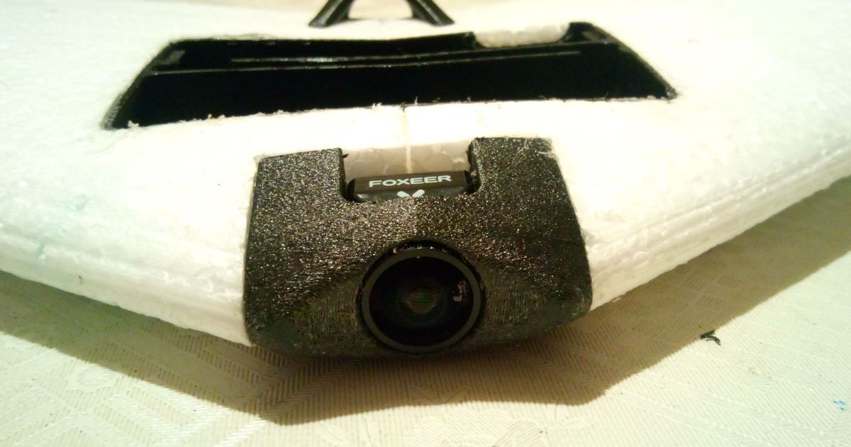 FPVWRA spec wing camera mount for mini cams by FPV3D | Download free ...