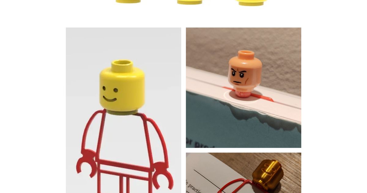 LEGO FIG flatbody bookmark (UPDATE) by Robbert Laugs | Download free ...