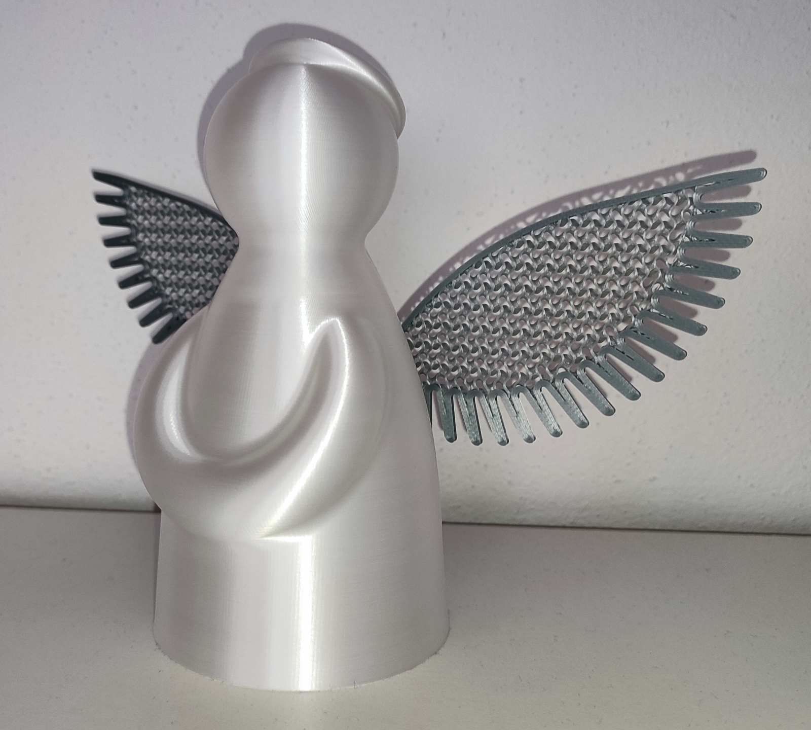 Simple Angel Treetopper in Vase Mode - fast print with wings with ...