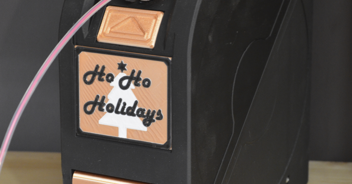 Holidays tag for spool box por firstgizmo | Descargar modelo STL ...