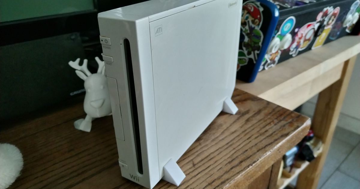 Nintendo Wii Vertical Stands / Feet by manumanx | Download free STL ...