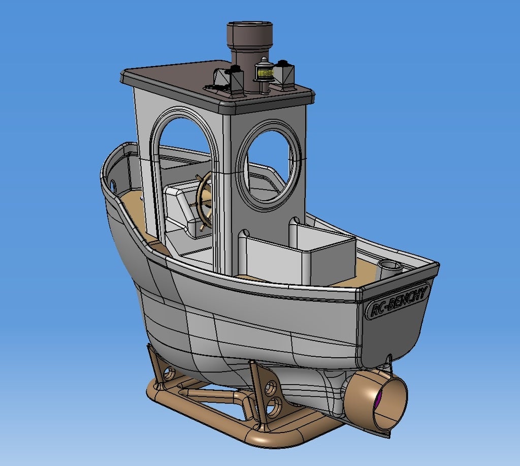 RC Benchy by Thullen | Download free STL model | Printables.com