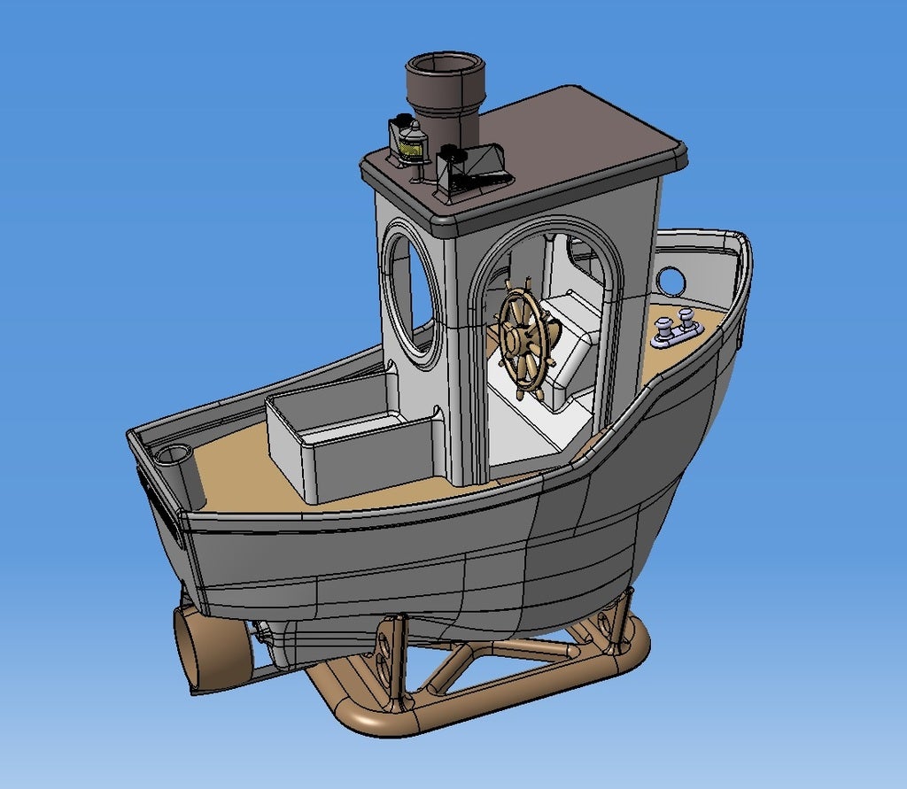 RC Benchy by Thullen | Download free STL model | Printables.com