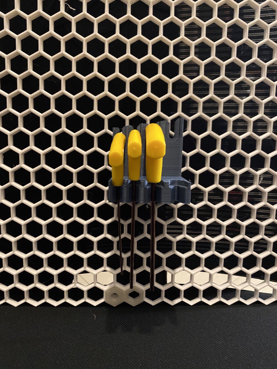 T Handle Hex Key Holder - Honeycomb Storage Wall by EmanuelTB ...