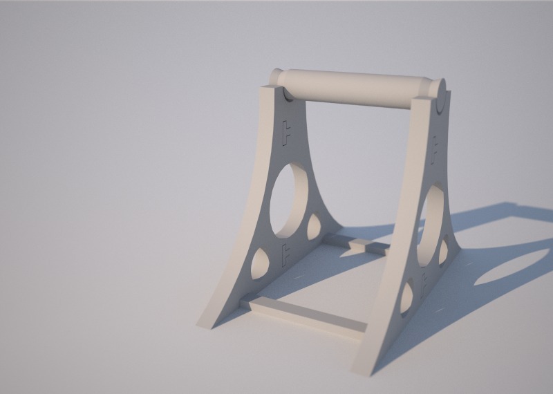 Spool Holder for small build plates by Road | Download free STL model ...