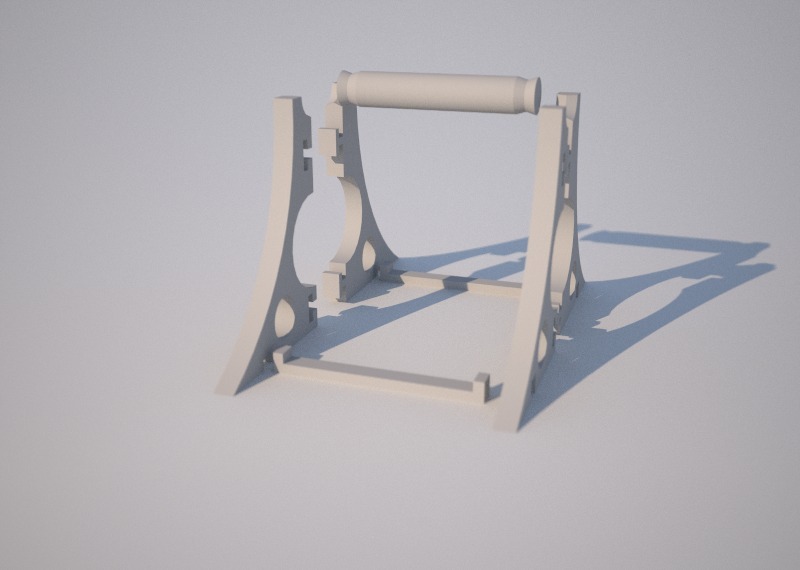 Spool Holder for small build plates by Road | Download free STL model ...