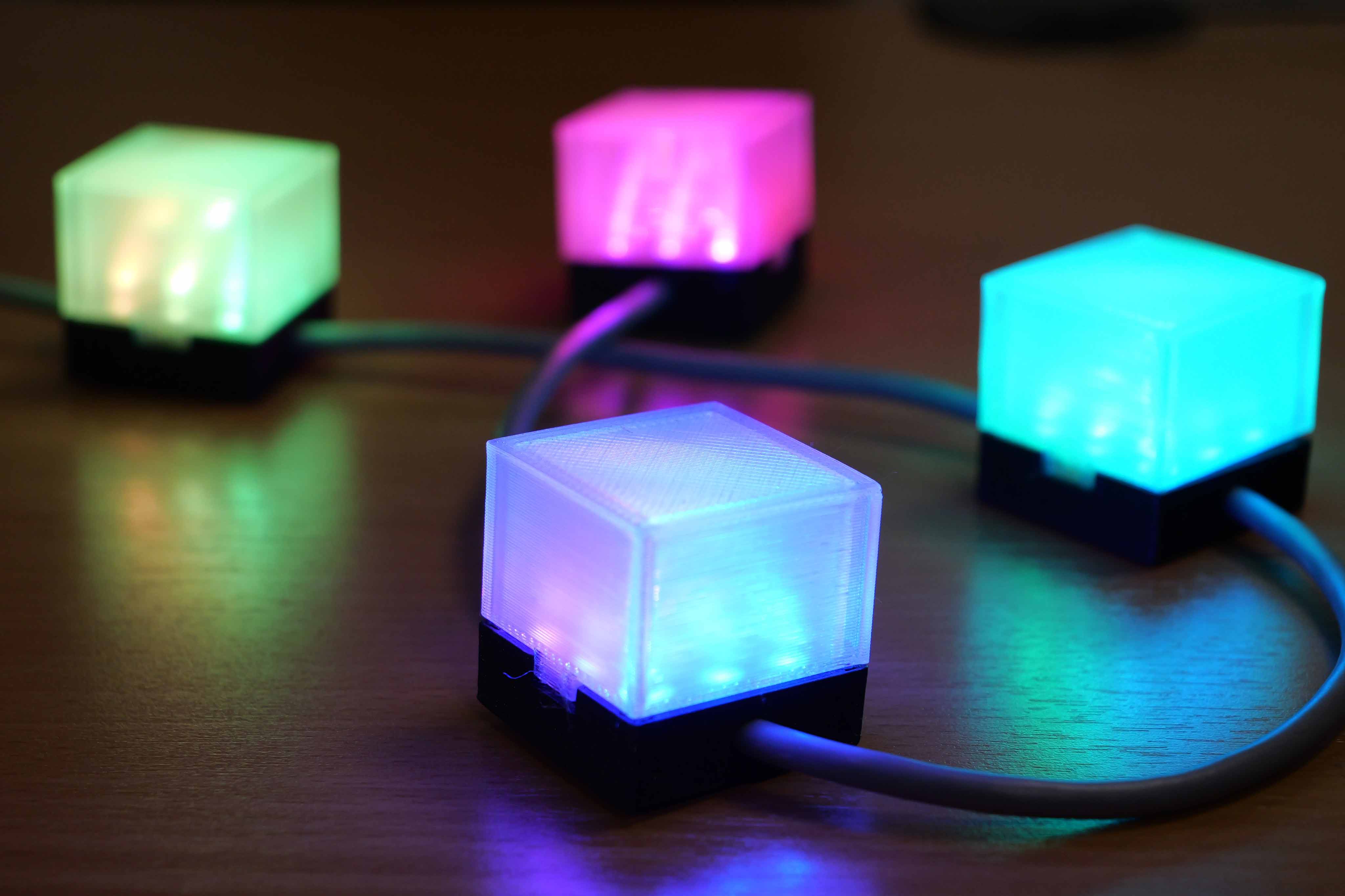 RGB Matrix Cube Chain by MAKERTEAM® | Download free STL model ...