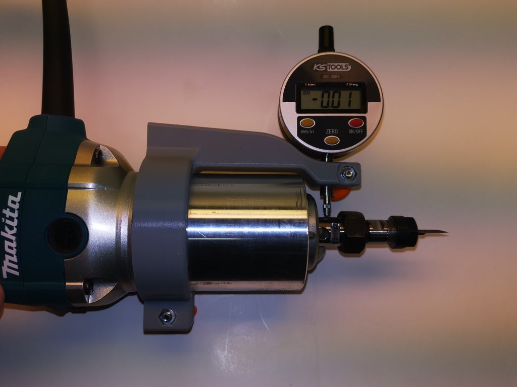 Makita RT0700 runout measuring fixture by Thullen | Download free STL ...