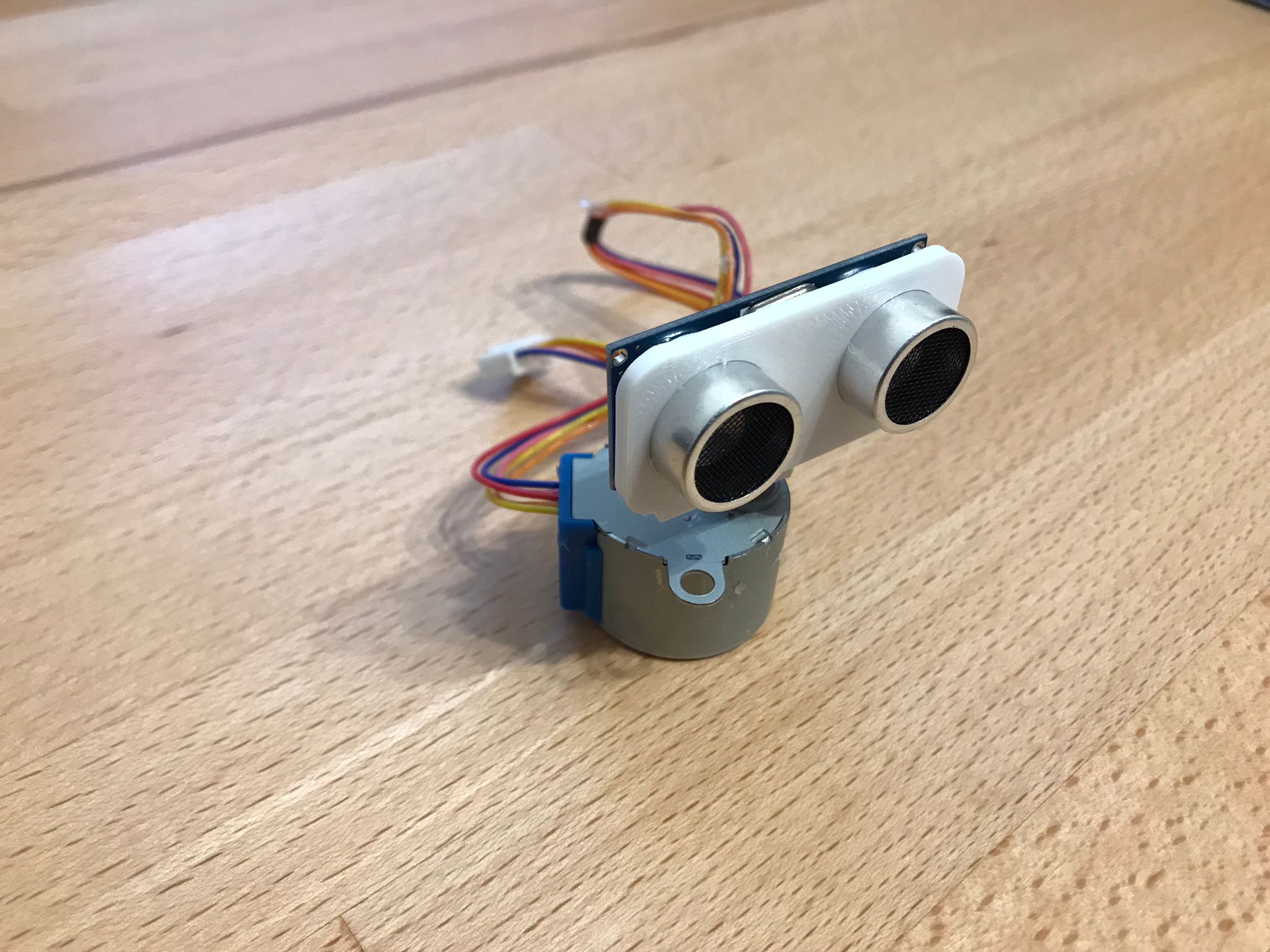 Ultrasonic Sensor Stepper mount by LMJ | Download free STL model ...